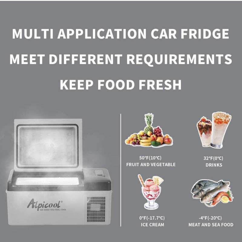 Promo Alpicool C15 Portable Freezer Kulkas Mobil 15 Liter Diskon 15% Di ...