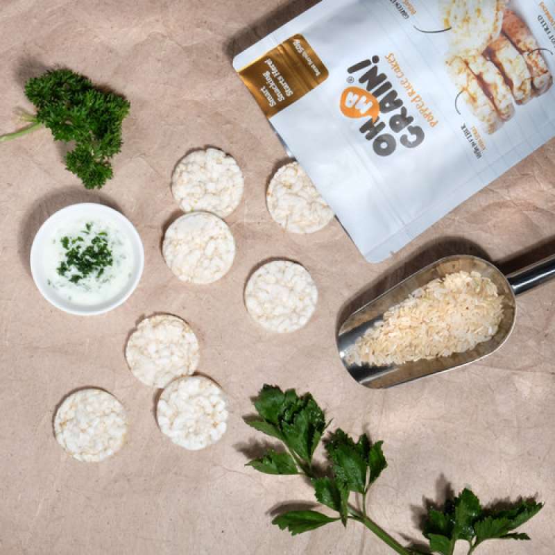 Jual Original Popped Rice Crackers Oh Ma Grain! Snack Sehat Gluten Free ...