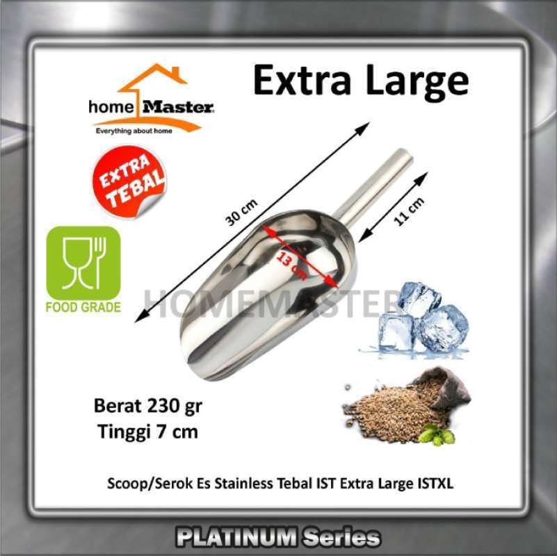 Promo HomeMaster Scoop/Serok Es Stainless Tebal IST Extra Large 30cm ...