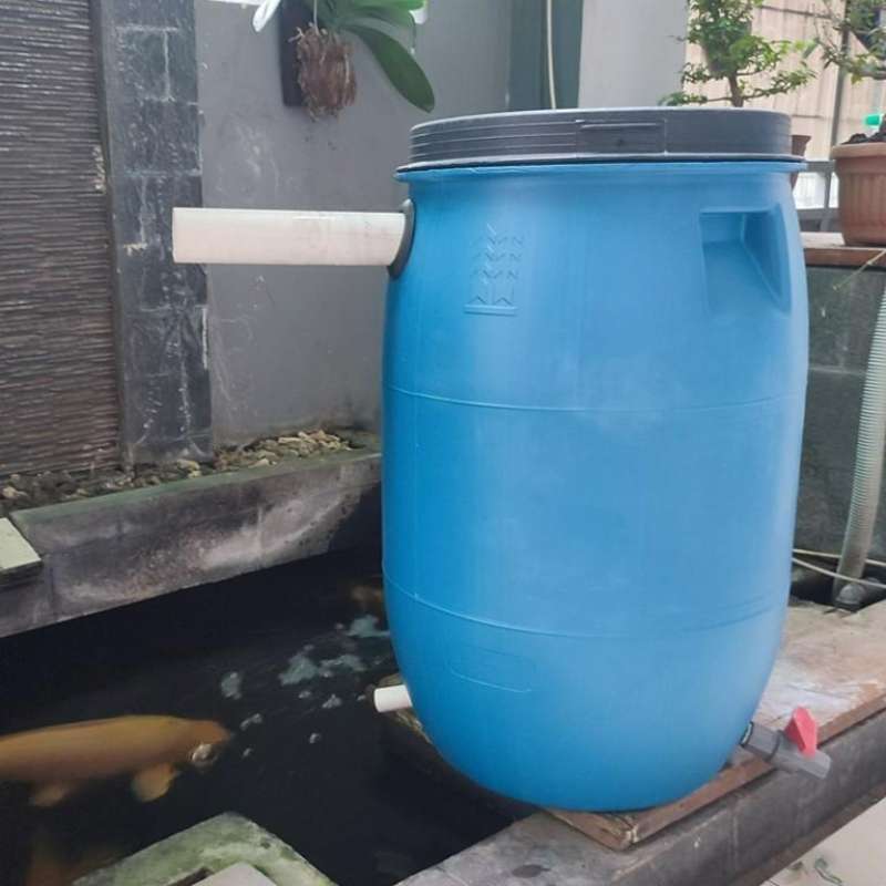 Jual Tong Filter Biru D40 T65 Paket Lengkap Isi Media Filter Kolam Ikan ...