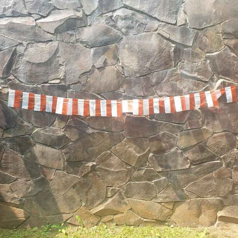Jual Bendera Plastik Merah Putih Dekorasi Hut Ri + Tali Banner 17an 4 ...