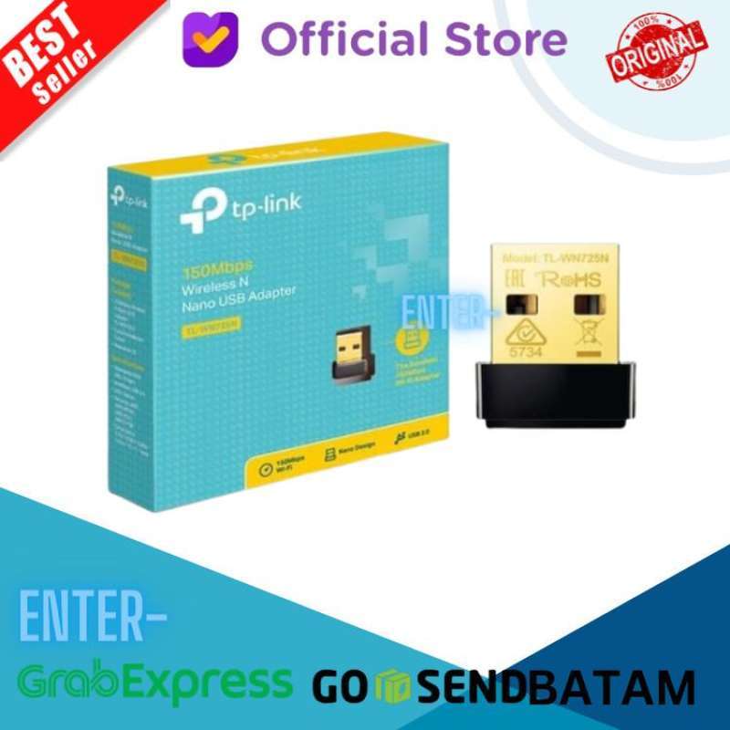 Jual TP-LINK TL-WN725N 150Mbps Wireless N Nano USB Adapter di Seller ...