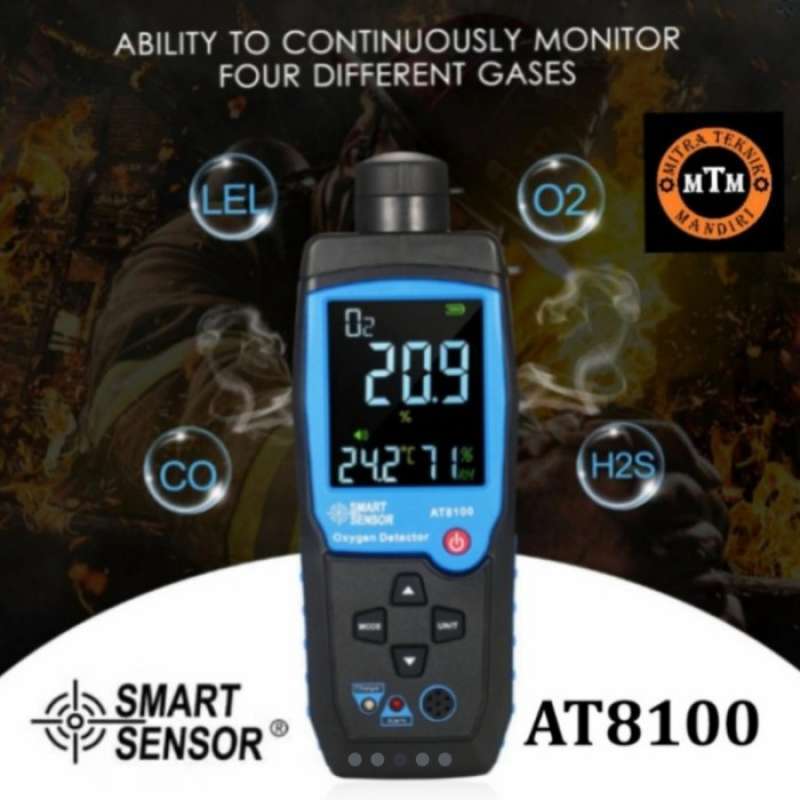 Jual Alat Ukur Detector Sensor Oxygen 02 With Alarm Smart Sensor At ...