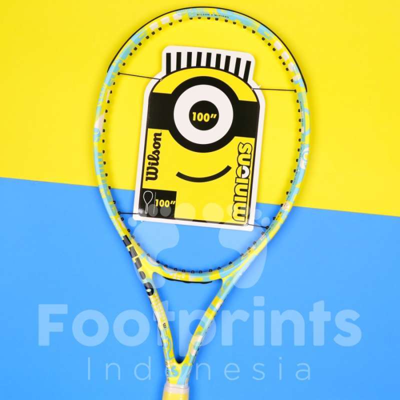 Jual Footprints Indonesia Raket Tenis Wilson Clash 100 V2 Minions ...