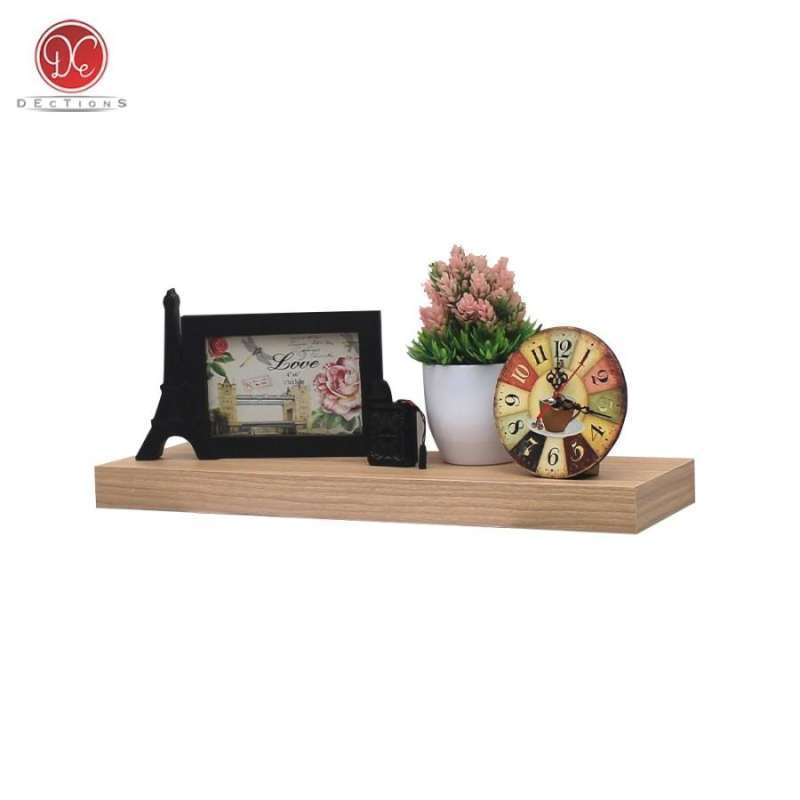 Promo Rak Ambalan Dinding Minimalis 50x15x3cm Tempel Gantung Aesthetic ...