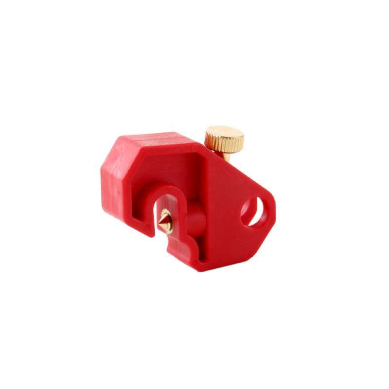 Promo Universal 10mm Circuit Breaker Lockout Red with Twisted Screw ...