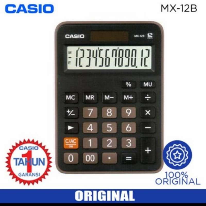 Jual Calculator Casio Mx 12b Di Seller Paperindo Store - Grogol, Kab ...