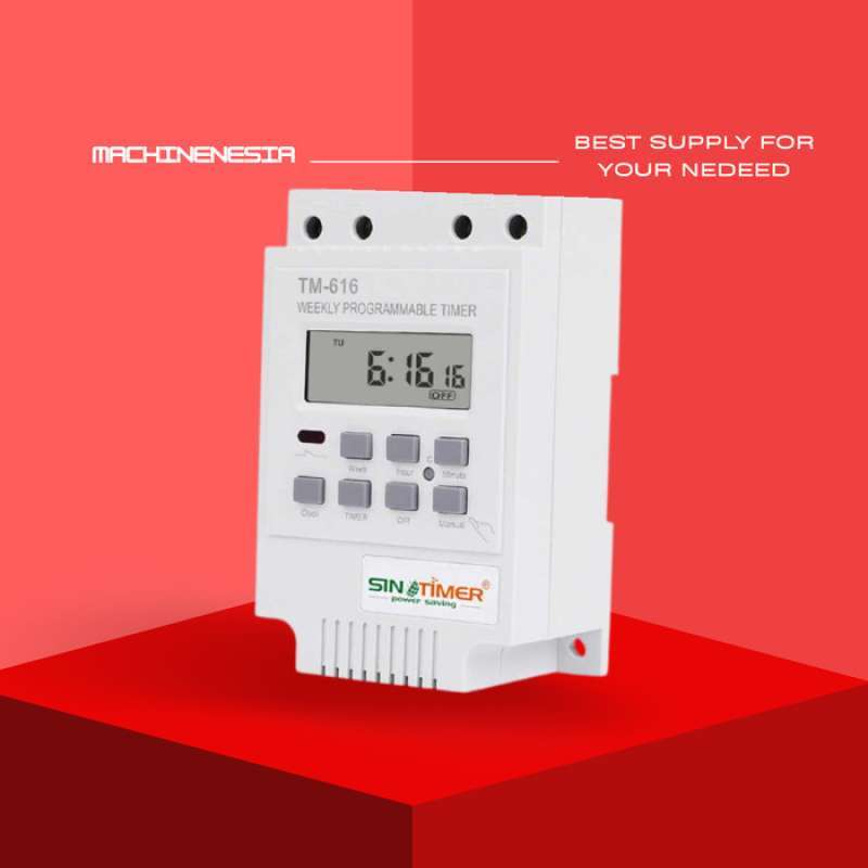 Promo Relay Listrik Timer 220v 30a Mati Otomatis Dengan Lcd Sinotimer