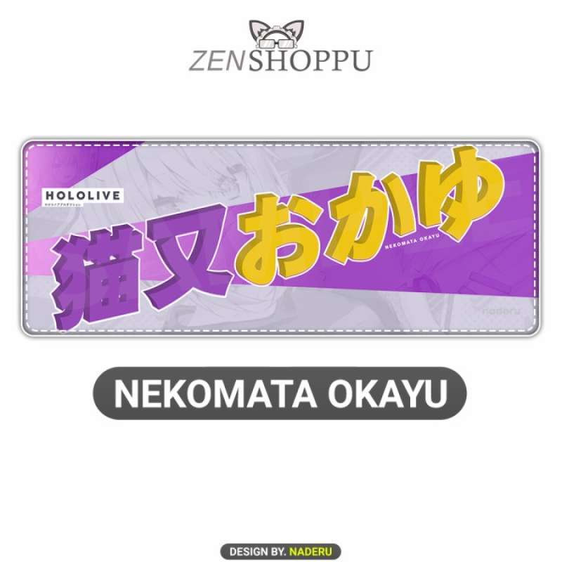 Jual Nekomata Okayu Hololive Jp Deskmat/Mousepad di Seller Mahanani ...
