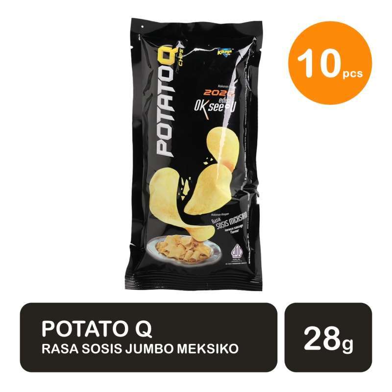 Jual Potato Q Chips Snack Rasa Sosis Jumbo Meksiko [10pcs] di Seller Galeri Kuliner Indonesia ...