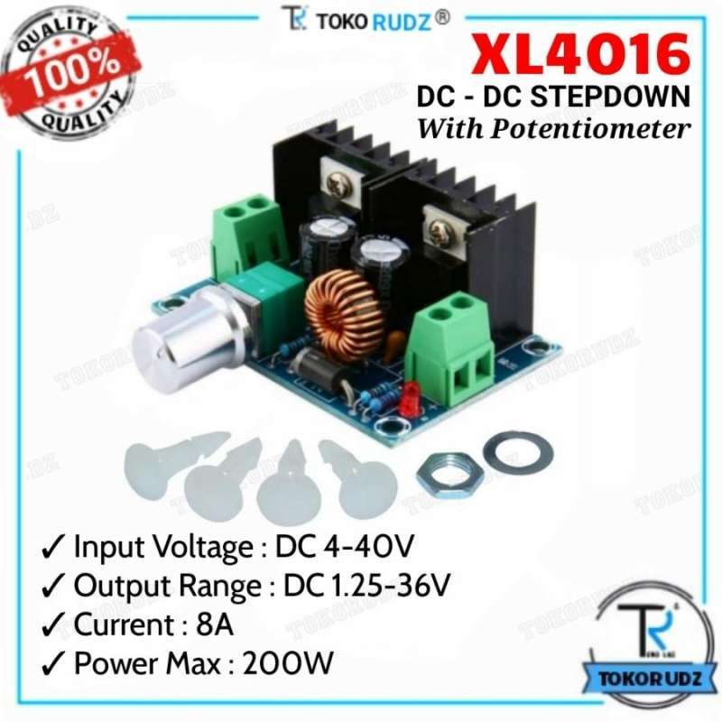 Jual Step Down DC DC 8A 200W Modul Penurun Tegangan Dengan Potensio ... Jual Step Down DC DC 8A 200W Modul Penurun Tegangan Dengan Potensio ...