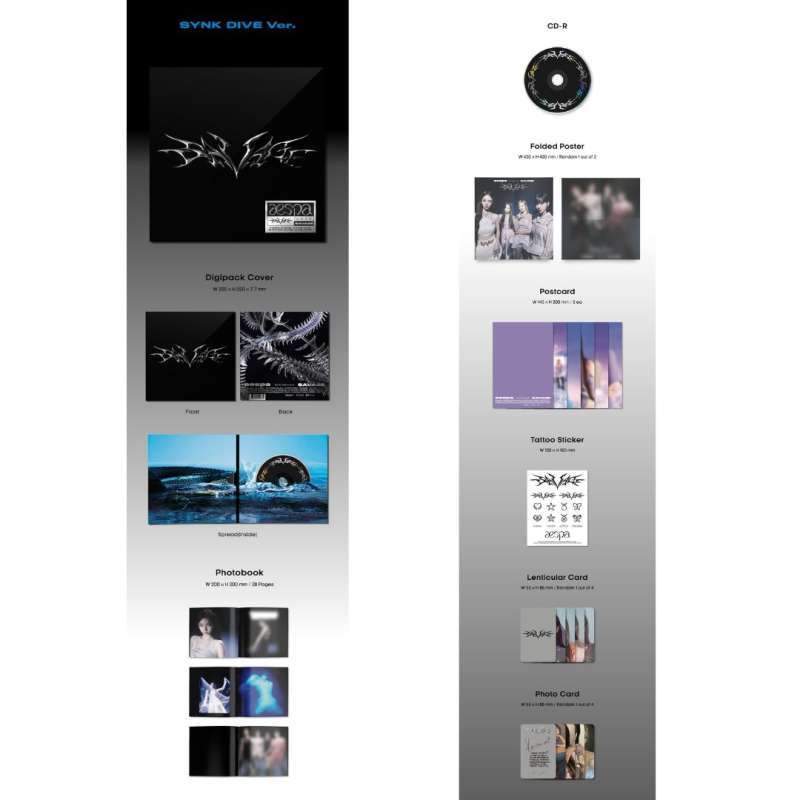 Jual [ready] Aespa - [savage] (synk Dive Ver.) Mini Album Di Seller ...