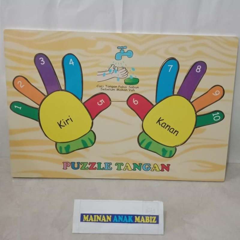 Jual puzzle kayu tangan kanan dan kiri di Seller MabizToys - Cipinang ...