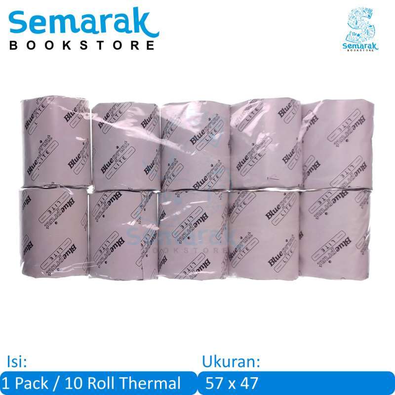 Promo Blueprint Lite Thermal Paper Roll Kertas Kasir Kecil 57 x 47 mm ...