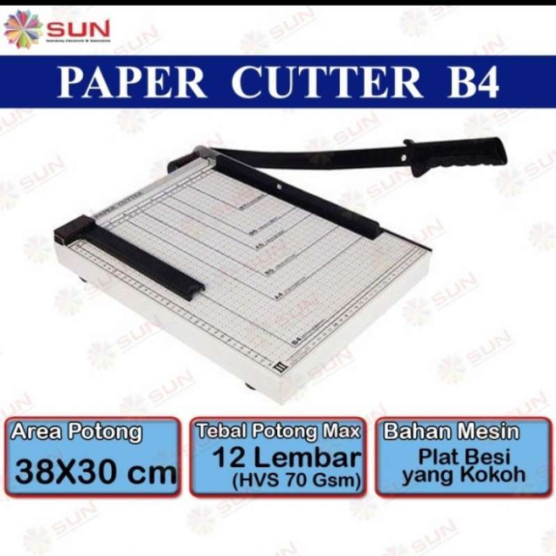 Jual Paper Cutter Laminating Alat Potong Kertas Ukuran Max F4 Di Seller