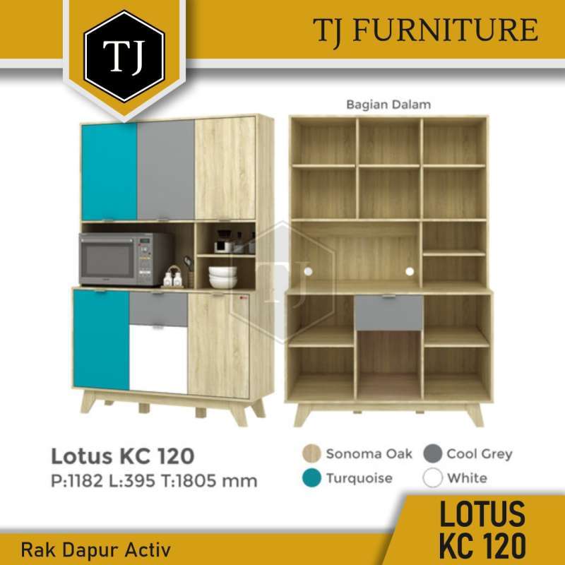 Jual Activ Kichen Cabinet Lotus Kc 120 Lemari Dapur / Rak Kabinet Dapur ...