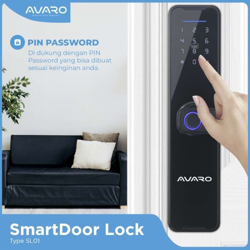 Jual Avaro 8610 Smart Door Lock Handle Rfid- Fingerprint Waterproof - Sl01 Di Seller Risc ...