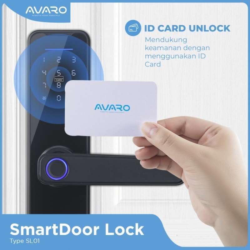 Jual Avaro 8610 Smart Door Lock Handle Rfid- Fingerprint Waterproof - Sl01 Di Seller Risc ...
