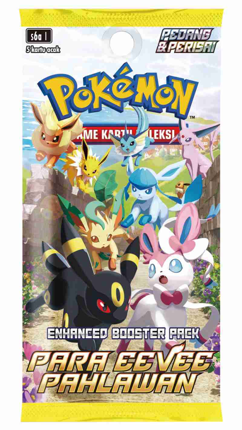 Promo Pokemon TCG Indonesia - Para Eevee Pahlawan/Eevee Heroes Booster ...