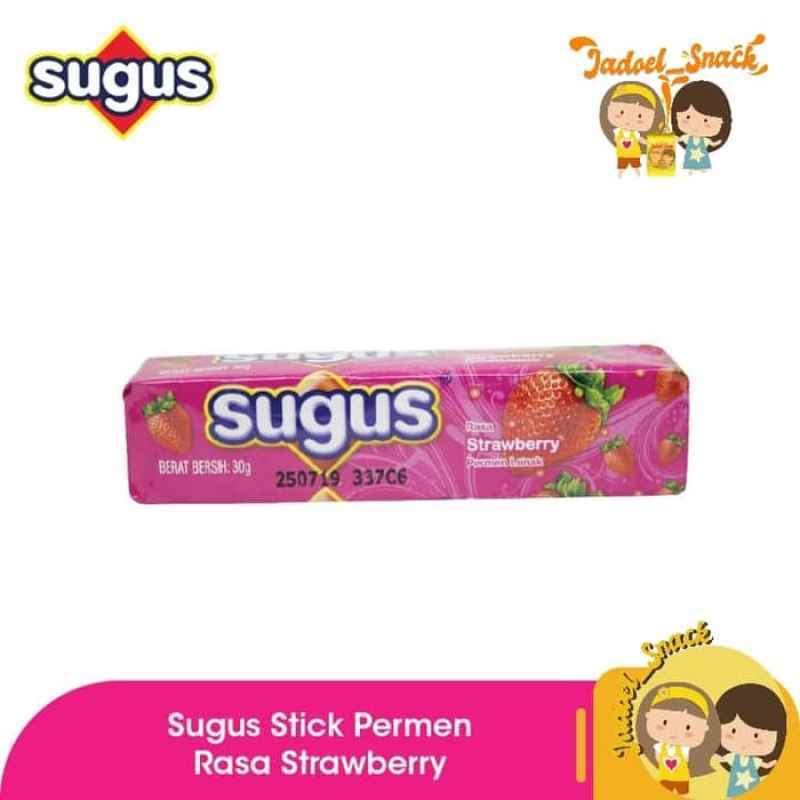 Jual PERMEN SUGUS STICK - Strawberry di Seller djadoel_snack - Kelapa ...