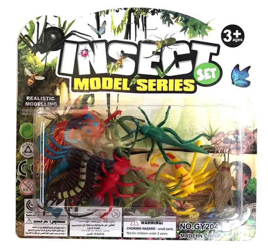 Jual Insect Model Series GY204 | Mainan Binatang karet Serangga 10 pcs ...