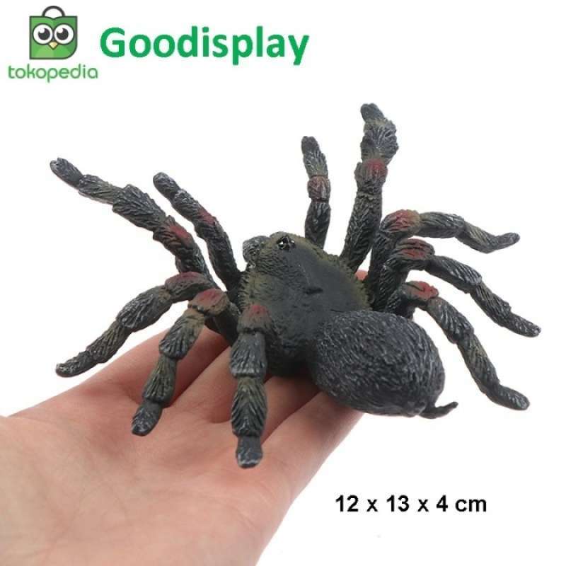 Promo MAINAN PAJANGAN HEWAN ANIMAL LABA LABA TARANTULA RED KNEE SPIDER ...