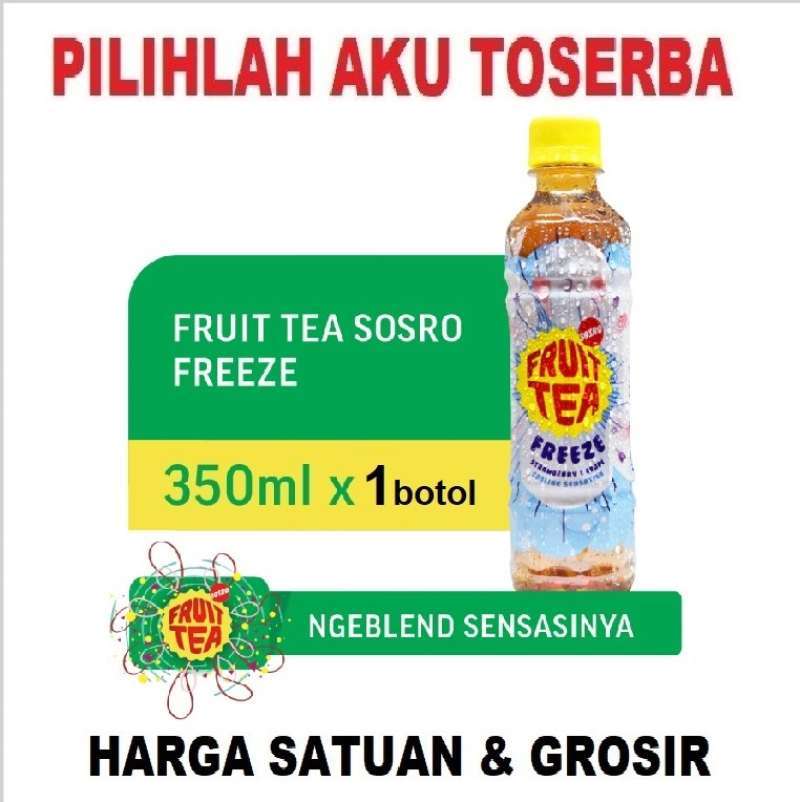 Jual FRUIT TEA Sosro FREEZE PET 350 ml - ( HARGA SATUAN ) di Seller Pilihlah Aku Toserba ...