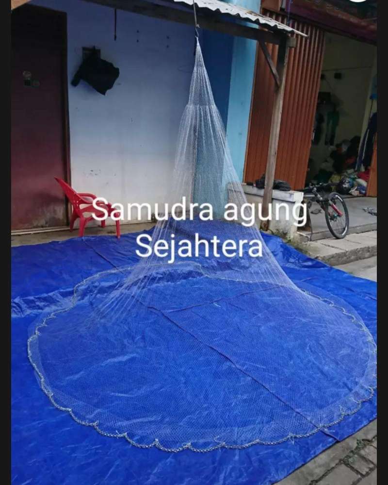 Jual jala ikan Dan udang senar 9 feet atau 2,7 Meter siap pakai di ...