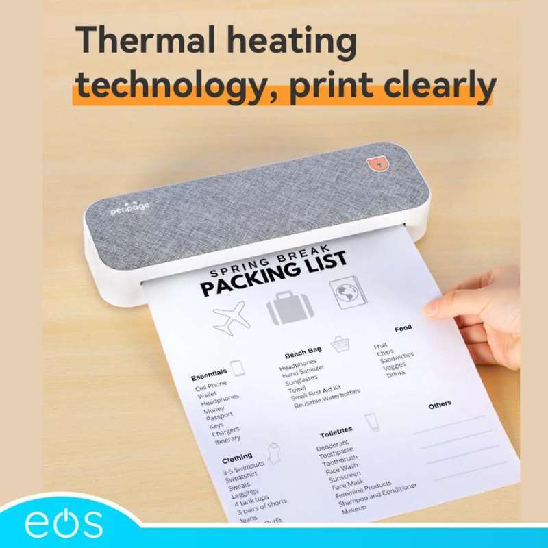 Jual Peripage Thermal A4 Paper Kertas Thermal Hvs A40 Roll Fold Quick ...