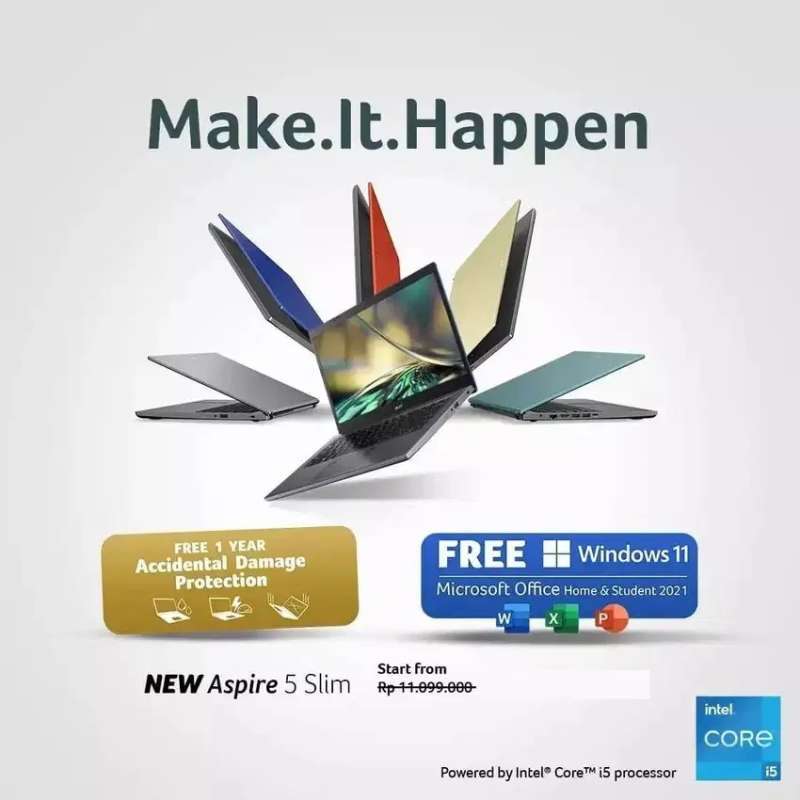 Jual ACER ASPIRE 5 A514-55 NOTEBOOK CORE I5 GEN 12 WIN11 di Seller ...