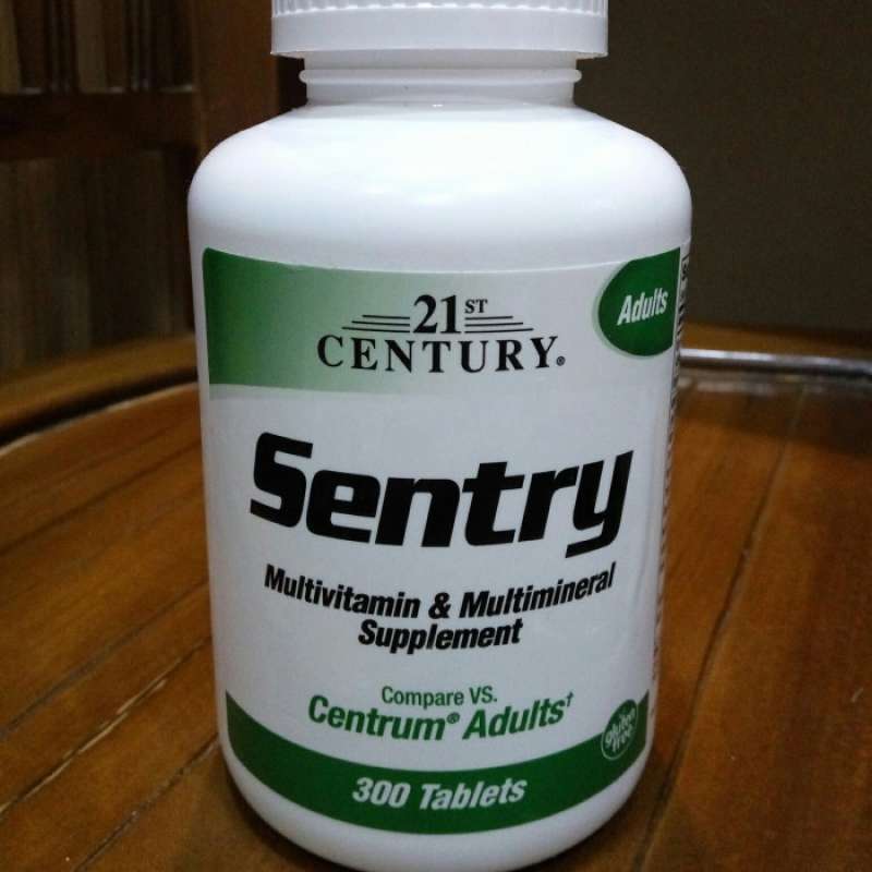 Jual Sentry 21st Century Multivitamin 300 Tablets Di Seller Anes Medika ...