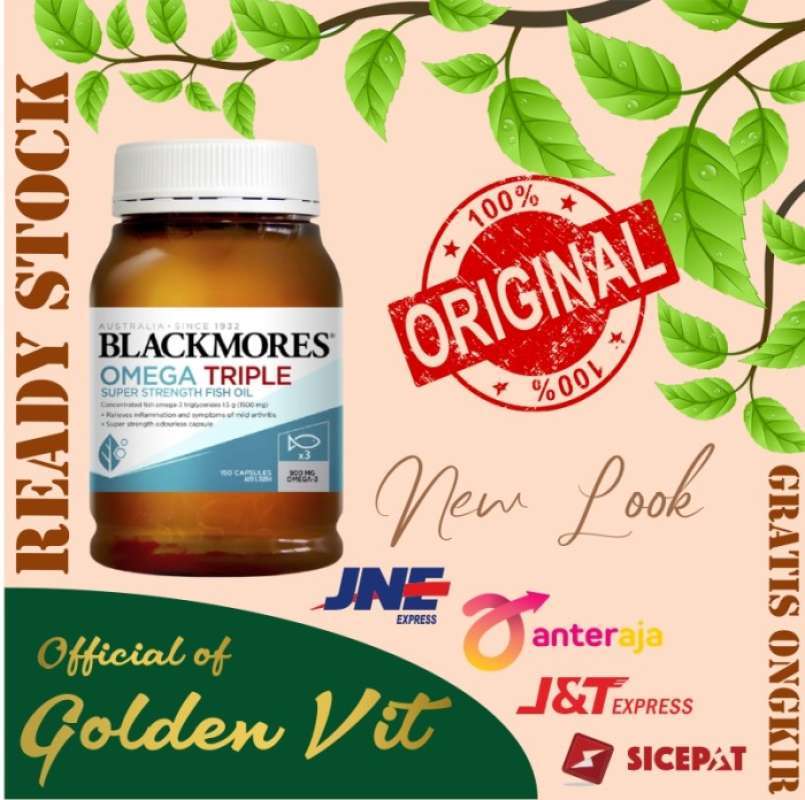 Promo blackmores fish oil omega 3 triple strength isi 150 capsul Diskon ...