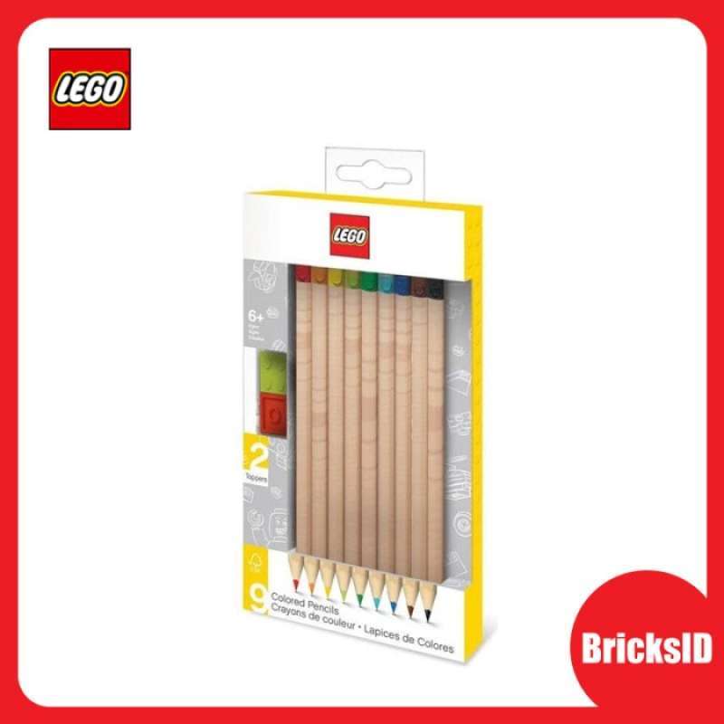 Promo LEGO Stationery 51515 Colored Pencils with Toppers Diskon 23% di ...