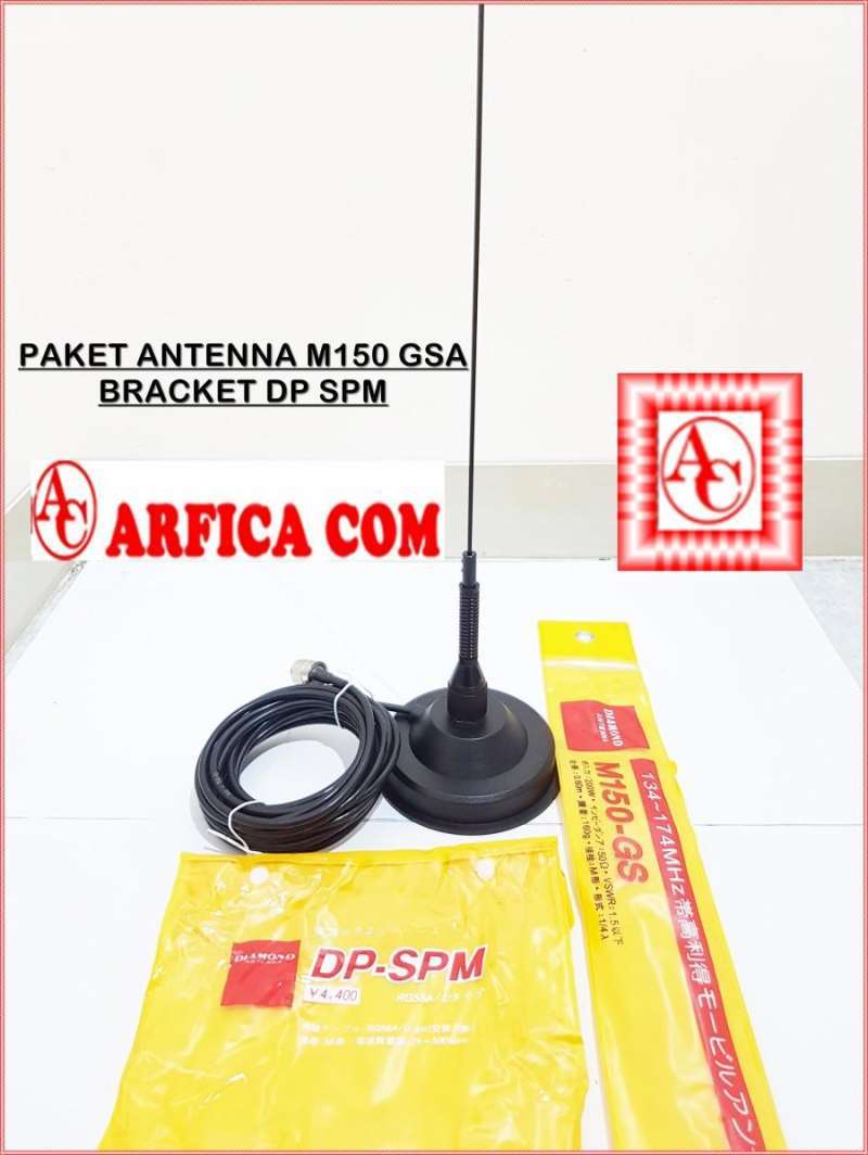 Jual Antena Radio Rig Vhf Dp Spm D'antena M150 Gs M 150 Gsa Full Set ...