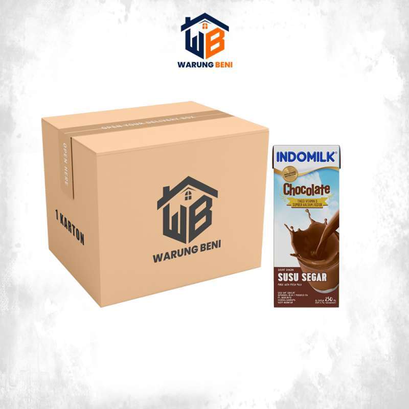 Jual Susu Uht Indomilk Choco 250 Ml (1 Karton) di Seller Warung Beni ...