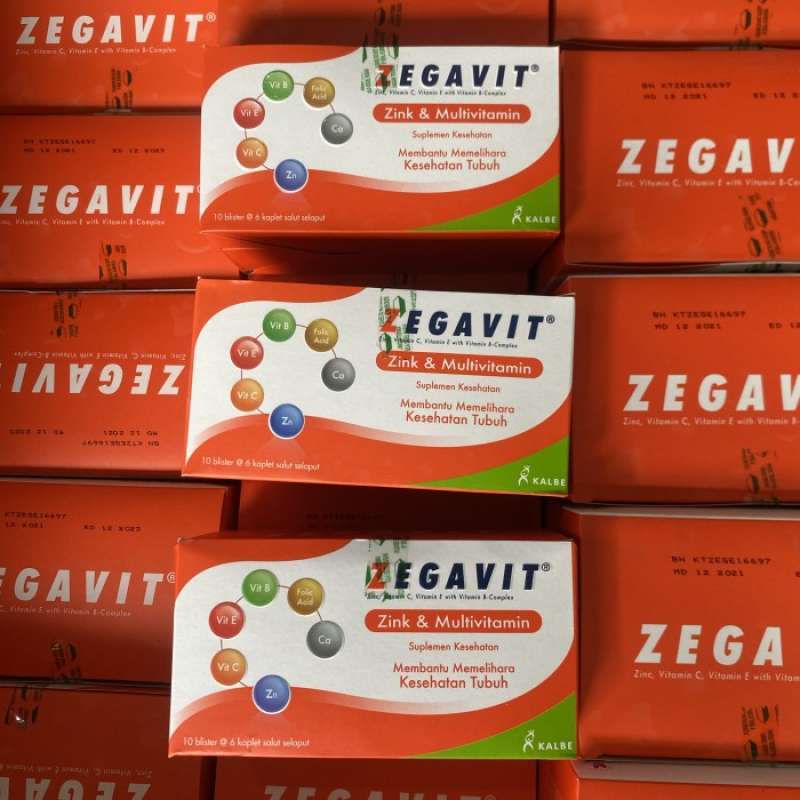 Jual Zegavit Multivitamin Dan Zink Isi 50 Tablet Di Seller Anes Medika ...
