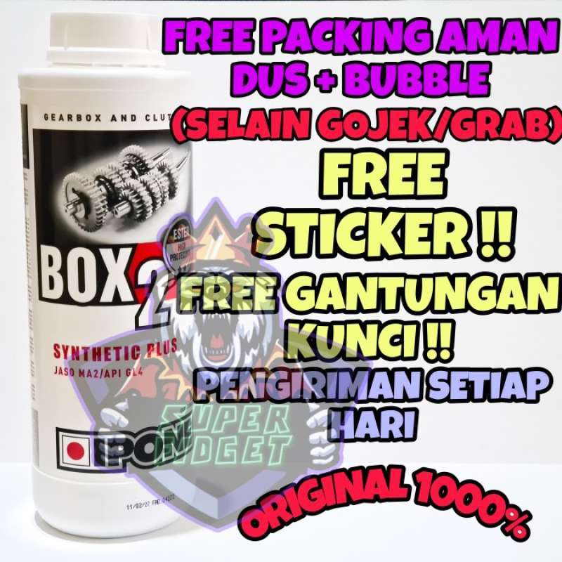 Promo Oli Ipone Box 2 Oli Mesin Motor 2 Tak Diskon 31% di Seller IsGone - Kapuk, Kota Jakarta ...
