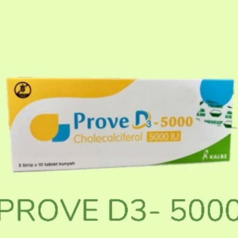 Jual [10 Tab/30 Tab] Prove D3 5000 Iu Strip/box Di Seller Anes Medika ...