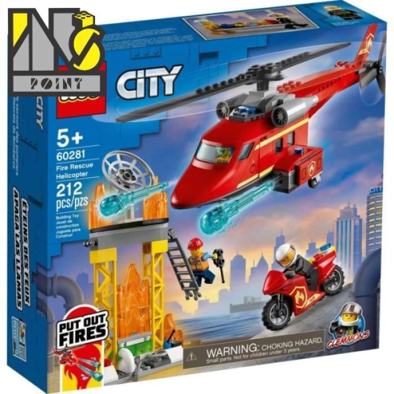 Promo LEGO 60281 - City - Fire Rescue Helicopter Diskon 9% di Seller ...