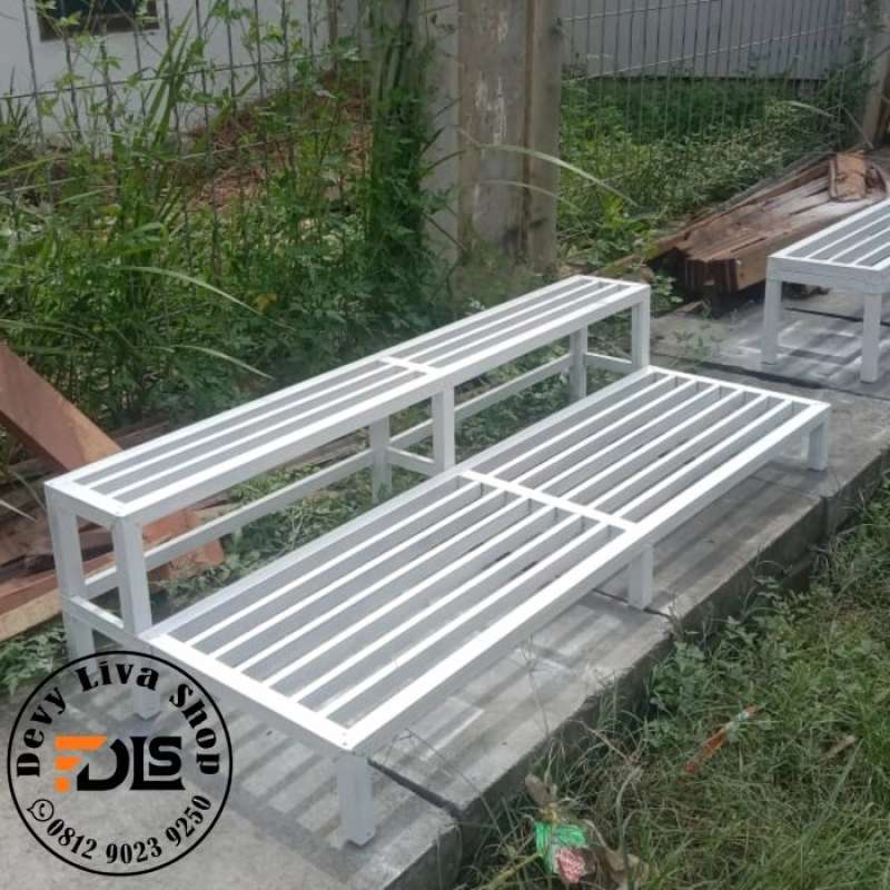 Jual Standing Planter Rak Pot Tanaman 2 Tingkat 150cm Lebar 20cm Di ...