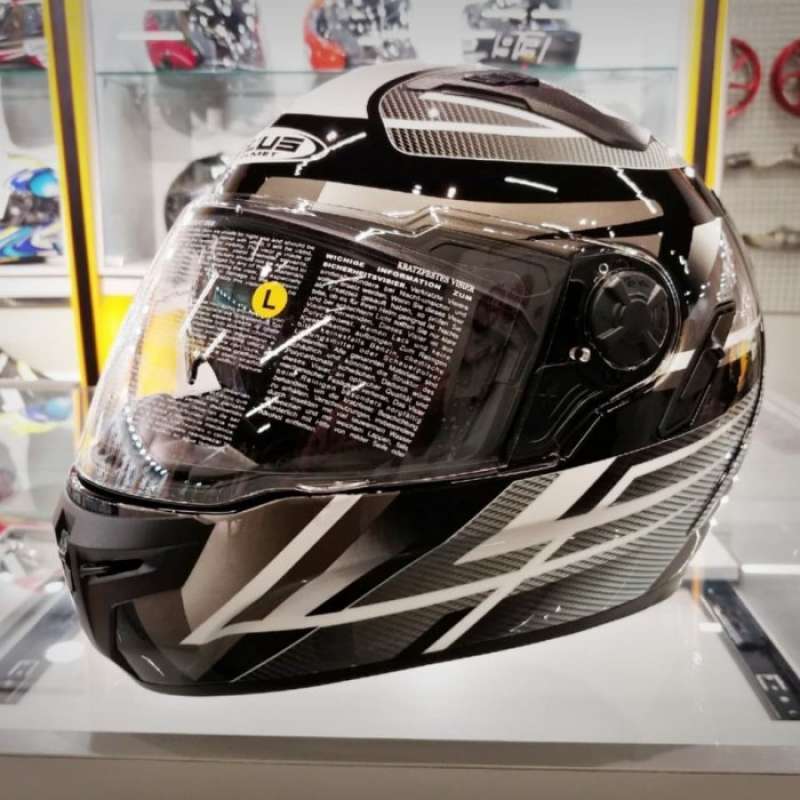 Jual Zeus Zs813 Black An1 Silver | Helm Motor Bikers Full Face Not Kyt ...