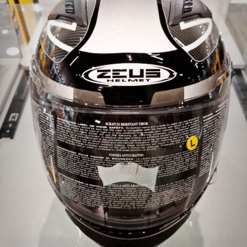 Jual Zeus Zs813 Black An1 Silver | Helm Motor Bikers Full Face Not Kyt ...