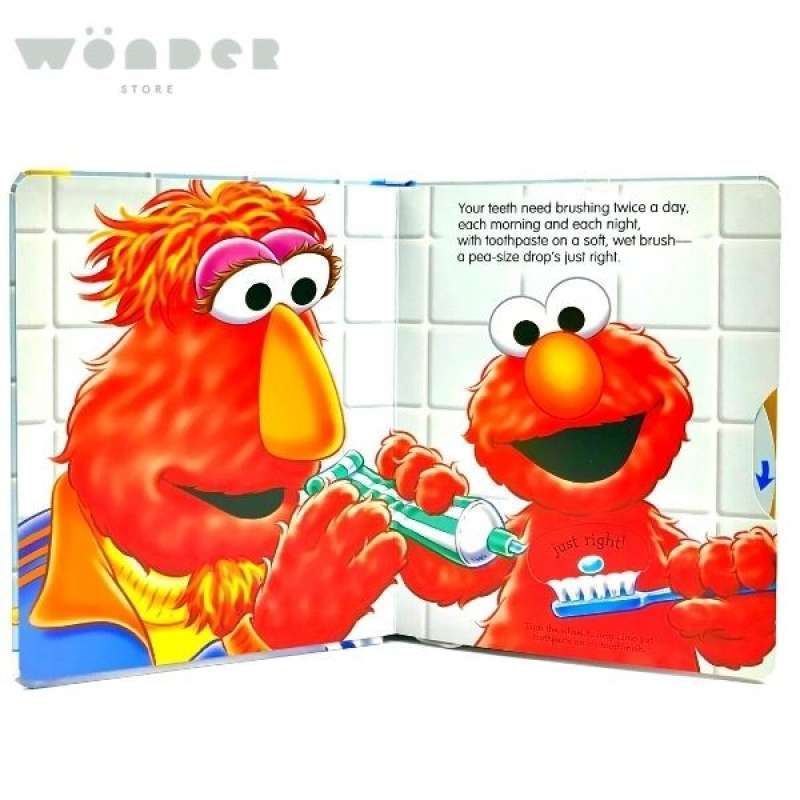 Jual Buku Import-sesame Street Ready, Set, Brush! A Pop-up Book Di ...