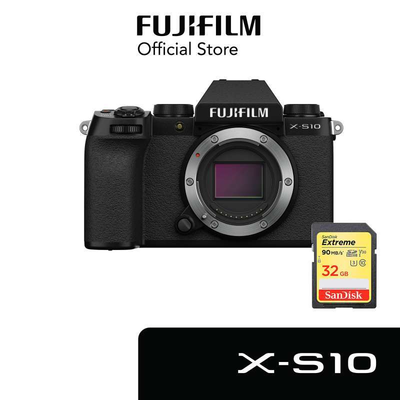 Jual Fujifilm X-s10 Kamera Mirrorless Xs10 - Body Only + Xf35mm F2 R Wr ...