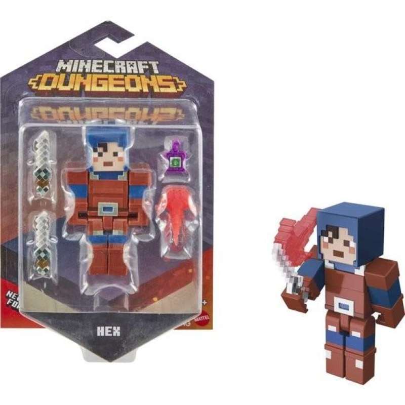 Jual Minecraft Dungeons 3.25-inch Scale Figure With Accessories Di ...