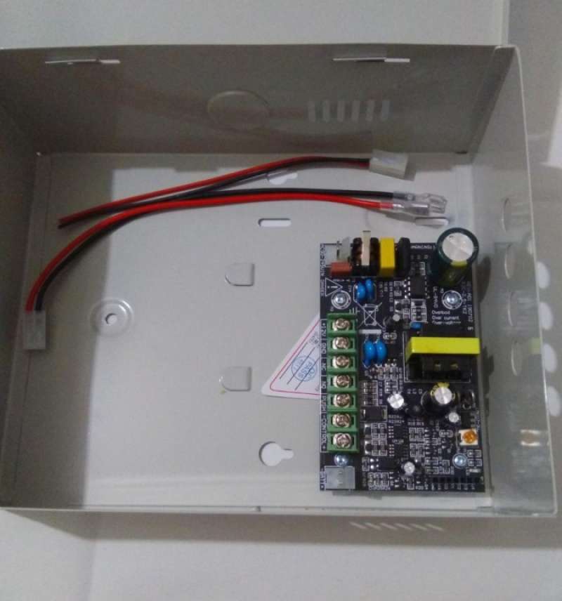 Promo Power Supply Adaptor Access Control Ups 12v 5a 2a Battery Backup ...