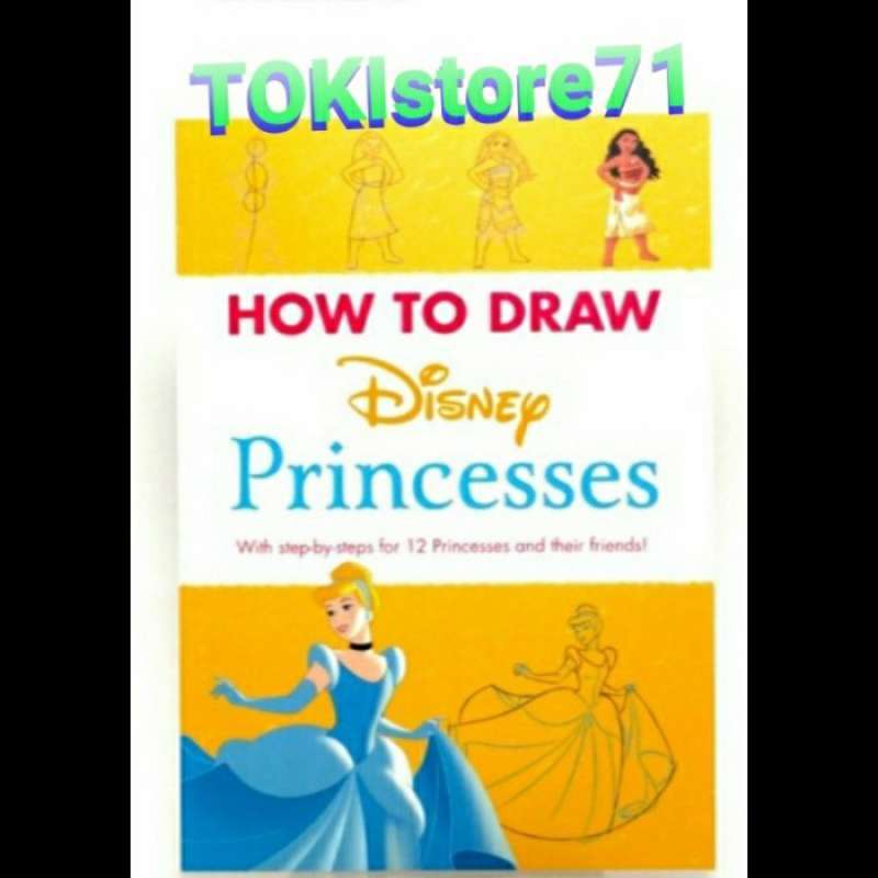 Promo How To Draw Disney Princesses Diskon 23% di Seller Bane Store ...