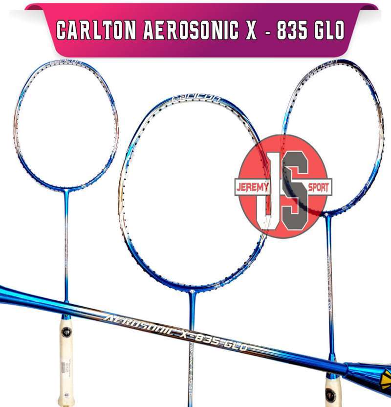 Jual Raket Badminton Carlton Aerosonic X 835 Glo Original Di Seller ...
