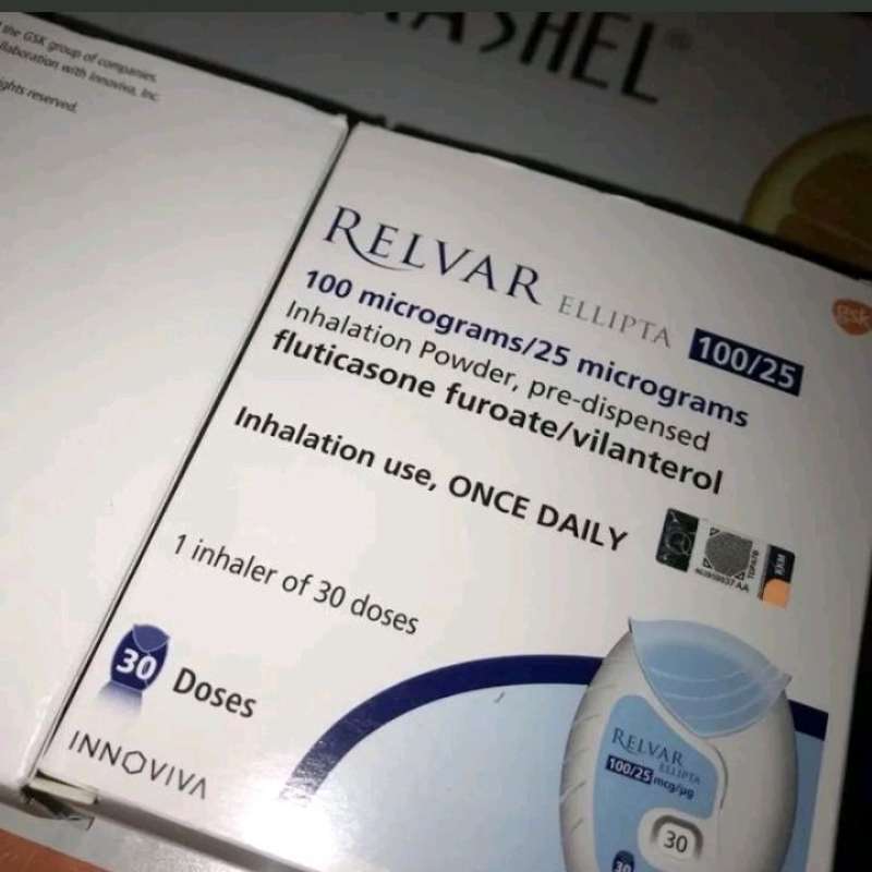 Promo Relvar Ellipta 100mg-25mg Diskon 27% di Seller Sweet Beautiful ...