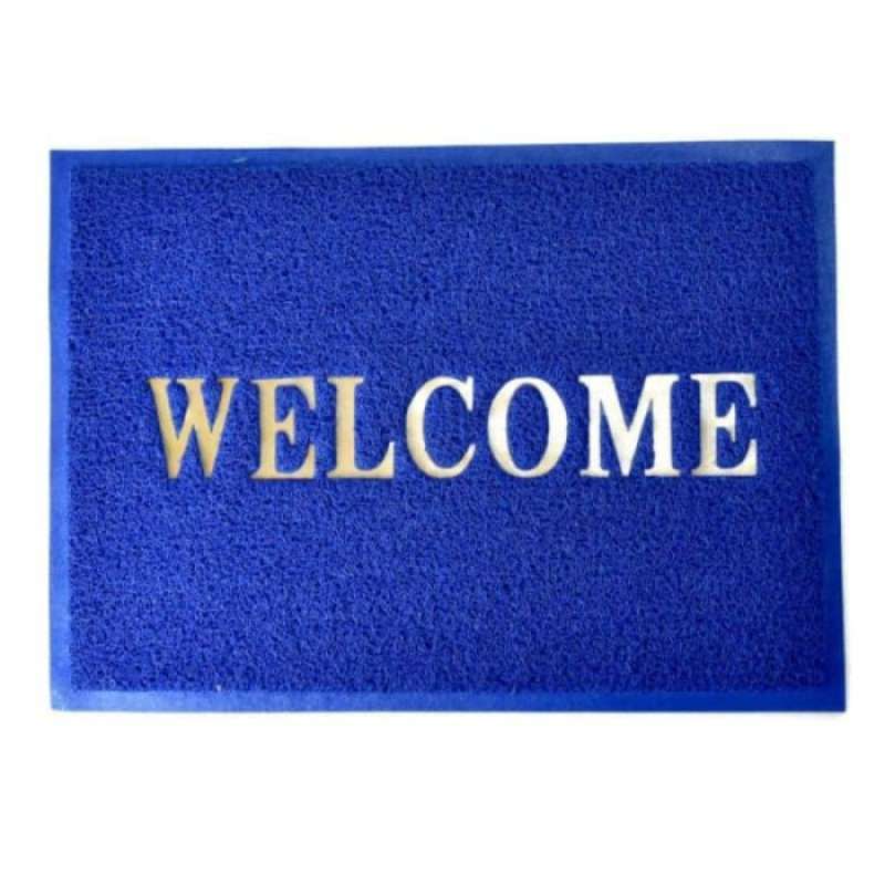 Jual Krisbow Keset Pintu 40x60 Cm Welcome - Biru Merah Abu Di Seller Aj ...